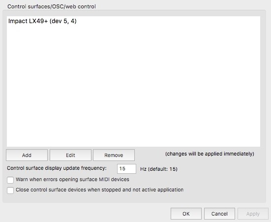 Reaper Setup and Troubleshooting: Impact | Nektar Technology, Inc