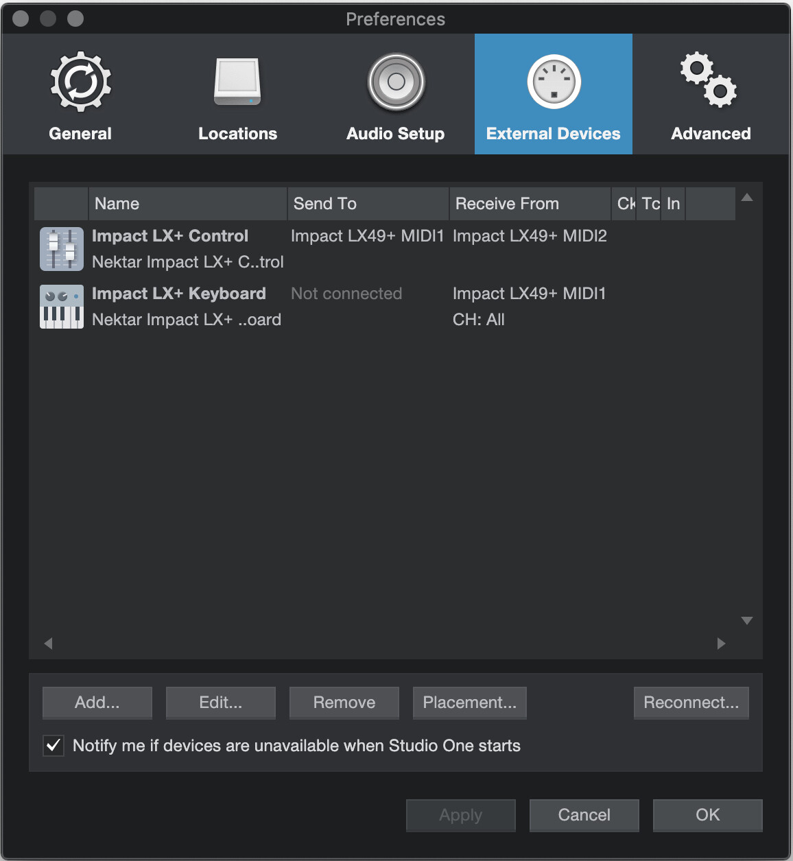 Studio One Setup and Troubleshooting: Impact | Nektar Technology, Inc