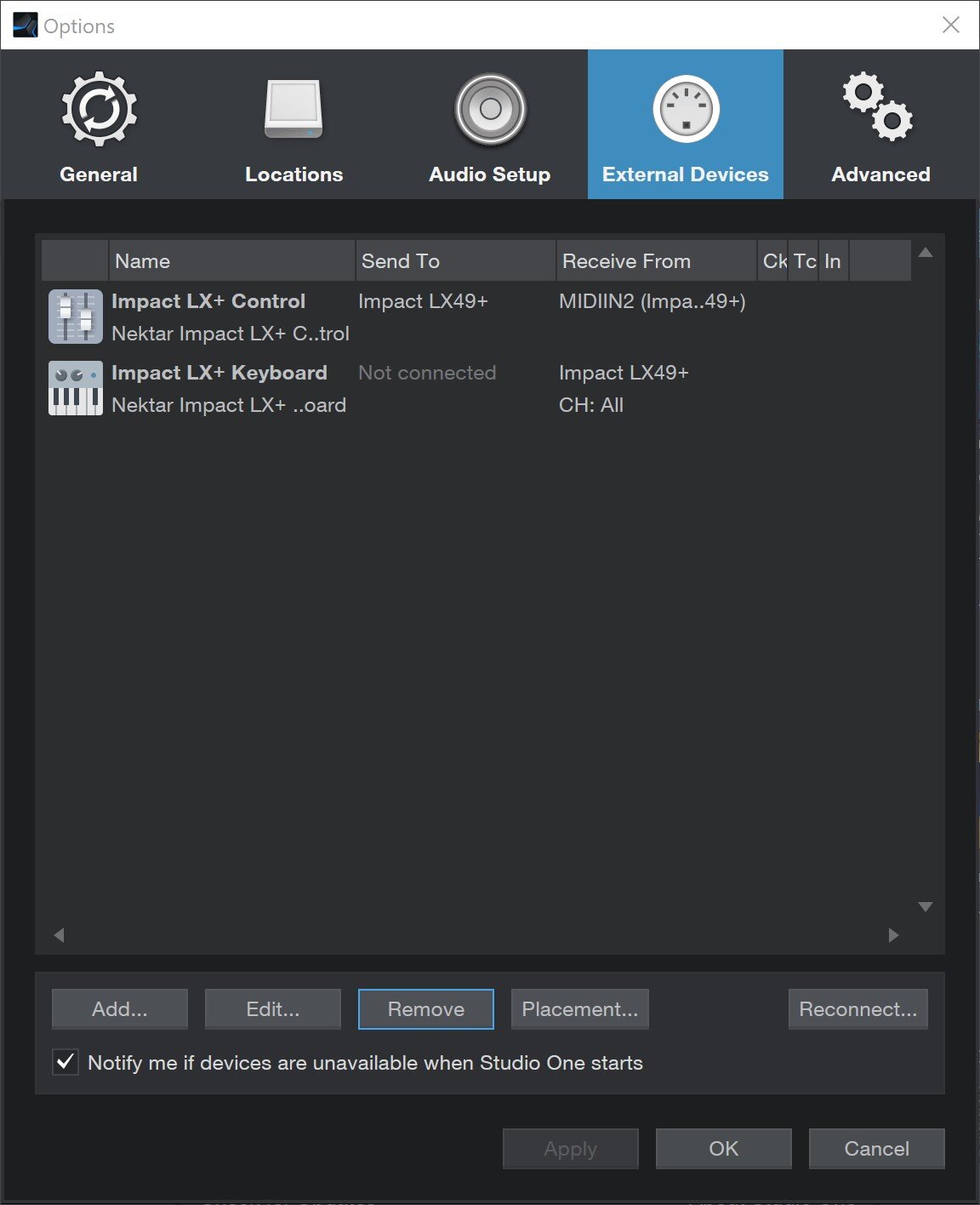 Studio One Setup and Troubleshooting: Impact | Nektar Technology, Inc